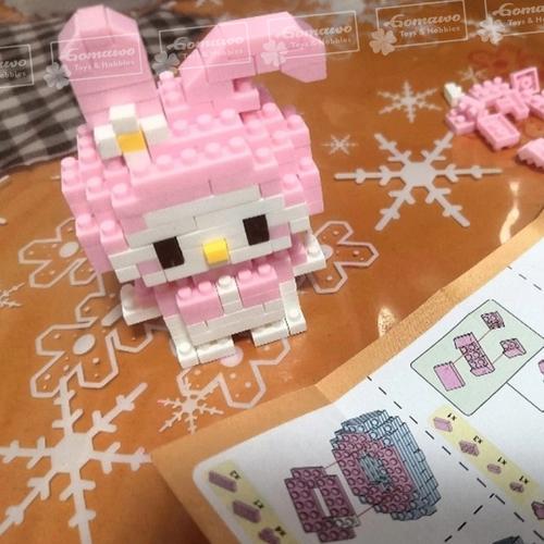 Jual Mainan Balok Susun Mini Block Bricks Karakter Sanrio Kuromi My ...