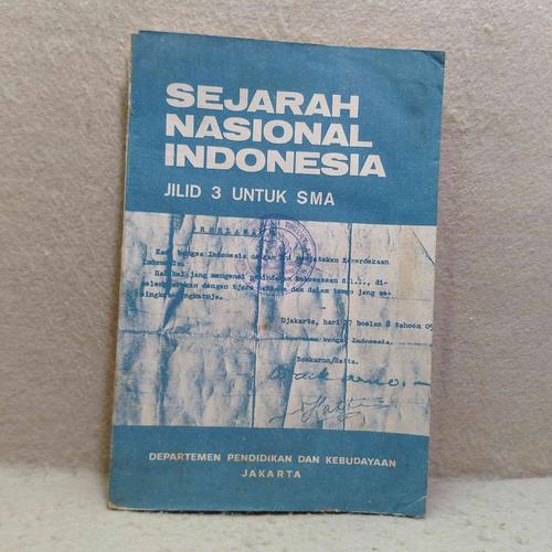 Jual Pelajaran Jadul Sejarah Nasional Indonesia untuk SMA III jilid 3 ...