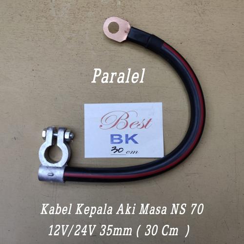 Jual KABEL KLEM KEPALA AKI MASA MOBIL NS70 KEPALA BESAR 35MM 30CM "BEST ...