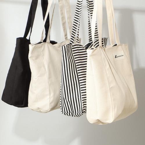 Jual Prassa.ku | ZIPPER SERIES! - Tas Tote | Totebag Canvas - Bone ...