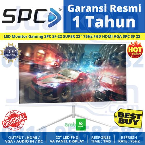 Jual LED Monitor SPC SM 22 21.5 Inch 60Hz IPS FHD HDMI LED SPC Office SM22 - Jakarta Pusat ...