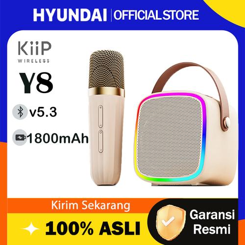Jual Hyundai X KiiP Wireless Y8 Bluetooth Portable Karaoke Speaker With ...