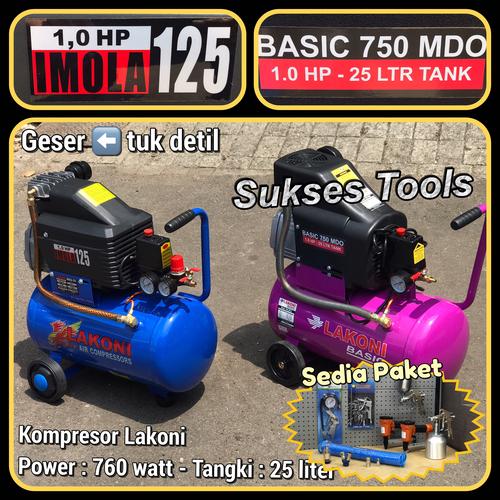 Jual Kompresor Angin Lakoni Imola 125 Imola125 Kompressor Listrik 1 HP ...
