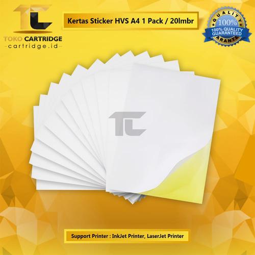 Jual Paper Kertas Stiker Hvs Doff Camel A4 Stiker HVS A4 Lembaran ...