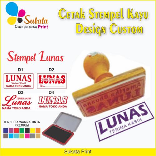Jual Cetak Stempel Kayu | Cetak Cap Lunas Gagang Kayu |Cetak Stempel ...