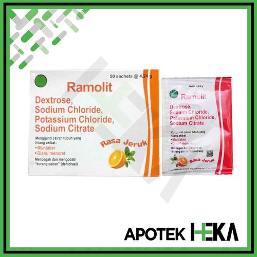 Jual Ramolit 4,24 g Rasa Jeruk Box isi 50 Sachet - Mengganti Cairan ...