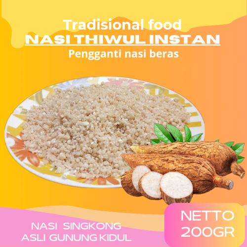 Jual NASI TIWUL INSTAN/THIWUL INSTAN ASLI GUNUNG KIDUL/200GRAM - Kab ...