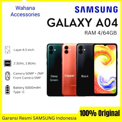 Jual Samsung Galaxy A04 Smartphone [ Ram 4/64 Gb ] Bukan A04e Garansi ...