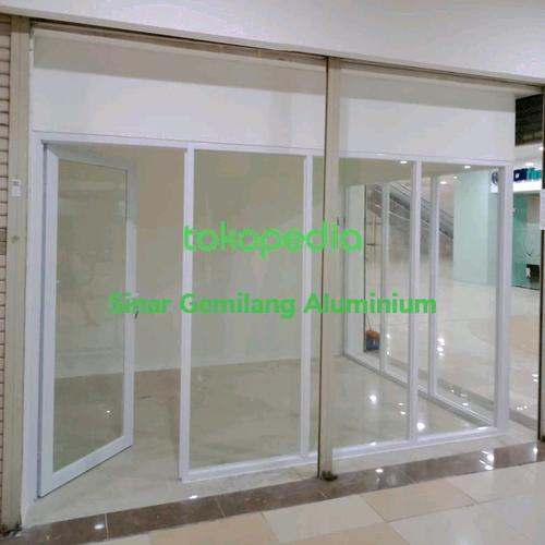 Jual partisi sekat ruangan kantor mall season city model leter L - Kota ...