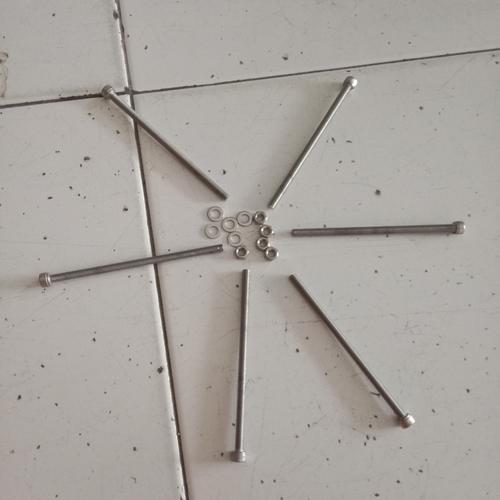 Jual baut+mur+ring plat stainless m5x100 kunci 8 - Kab. Tangerang ...