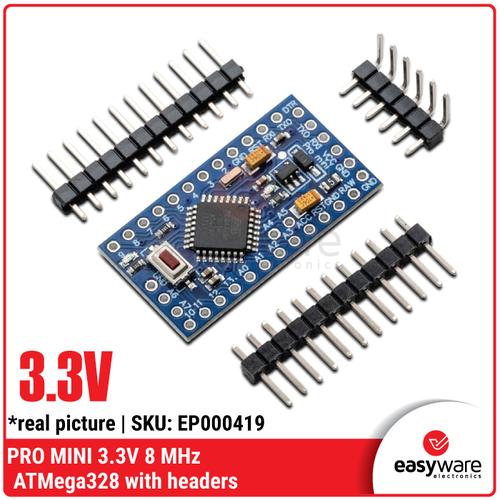 Jual PRO MINI 3.3V 8 MHz WITH HEADER ARDUINO PRO MINI 3.3V - Kota ...