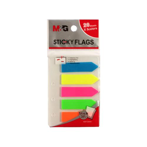 Jual Sticky Notes Arrow Index 5 Warna M&G Page Marker Panah Plastik ...