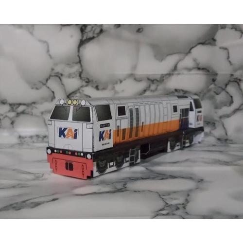 Jual DIY Miniatur papercraft Lokomotif CC206 - Livery KAI, Belum di ...