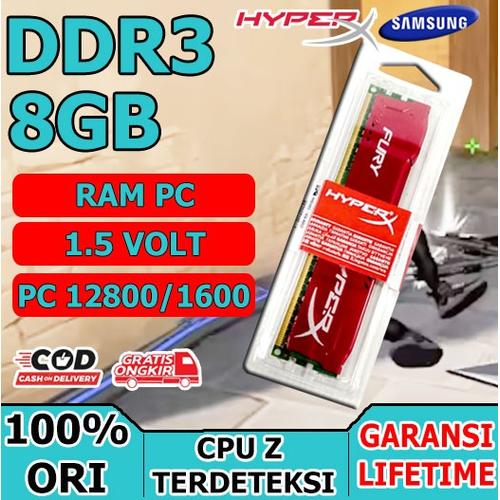 Promo RAM LONGDIMM PC KOMPUTER DDR3 8GB 12800 1600Mhz - 12800 PC3L SS ...