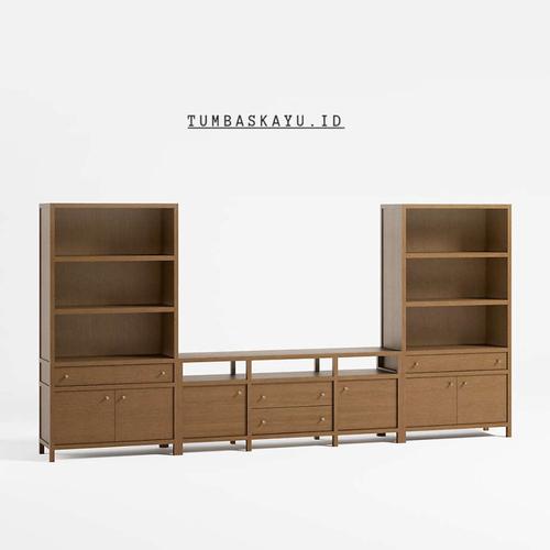 Jual Backdrop Tv Ruang Keluarga Minimalis Kayu Jati - Tumbas Kayu Id ...