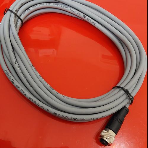 Jual M12 Cable+Connector (over mold), 5 Pin, A Code Female,Straight,5m ...