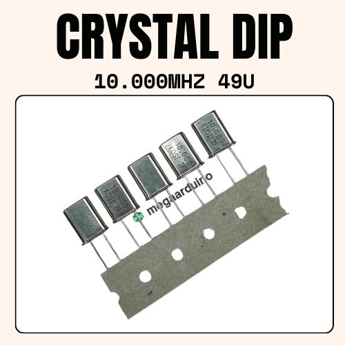 Jual 10MHz Kristal KDSI Crystal XTAL Oscillator Osilator 2 Pin HC-49U ...