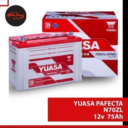 Jual Aki Basah Yuasa Pafecta N70ZL 12V 75Ah 75D31L Lexus Pajero - Jakarta Barat - Miliar Motor ...