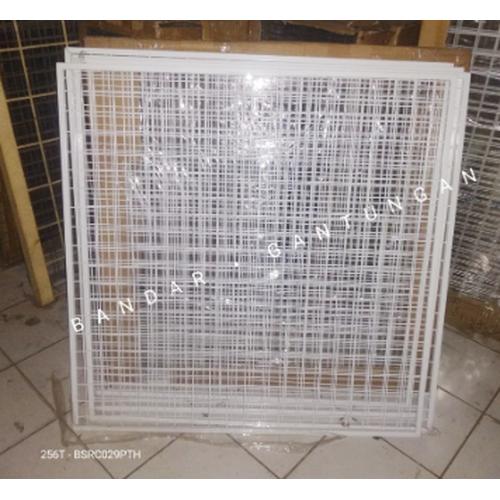 Jual Besi Ram Putih Tebal Ram Bingkai Putih 100 X 100 Grid Wall Wire ...
