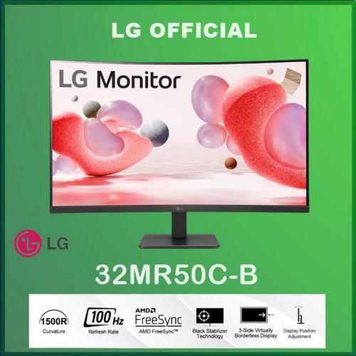 Promo Monitor LED LG 32" 32MR50C-B Full HD Curved monitor with AMD ...