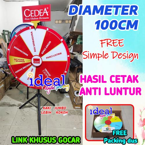 Jual Roda Undian 100cm / Roda keberuntungan / wheel of fortune ...