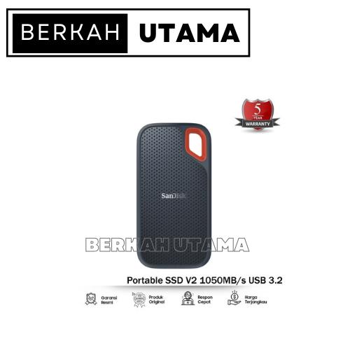 Jual SANDISK EXTREME PORTABLE SSD E61 500GB 1TB 2TB 1050MB/s USB 3.2 - 1TB - Kota Medan - PC ...