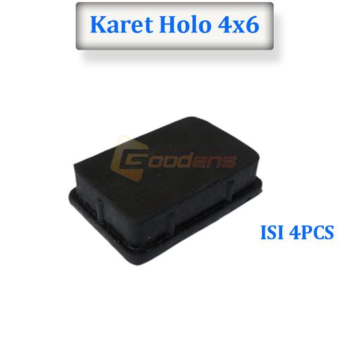 Jual Karet Holo 4x6 Semi Karet Pengaman Kaki Meja Kursi isi 4 pcs ...