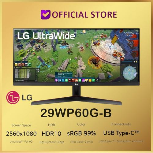Promo Monitor LG 29" LED 29WP60G-B UltraWide Full HD HDR IPS Monitor ...