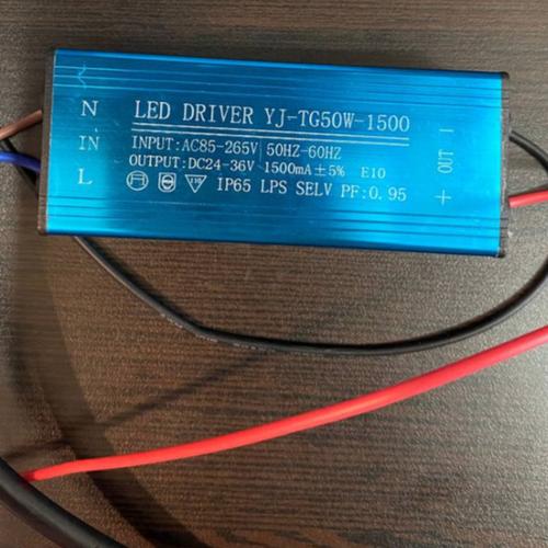 Jual LED Driver 50Watt 1500 mA AC-DC Casing Besi WATERPROOF Trafo Lampu ...