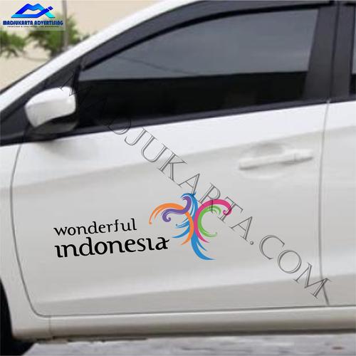 Jual cutting sticker mobil pesona indonesia stiker wonderful indonesia ...
