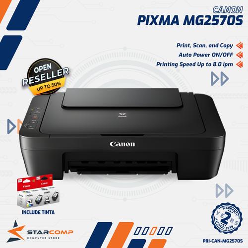 Promo Printer Canon Pixma MG2570S Inkjet All-in-One Print Scan Copy ...