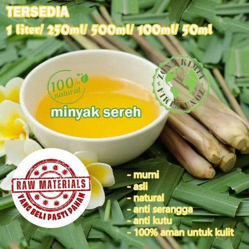 Jual Citronella Essential Oil 100 ml Minyak Atsiri Sereh Asli Serai ...