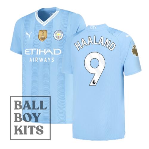 Jual Original Manchester Cityyy CWC 2023-24 Home Kit Stadium Jersey ...