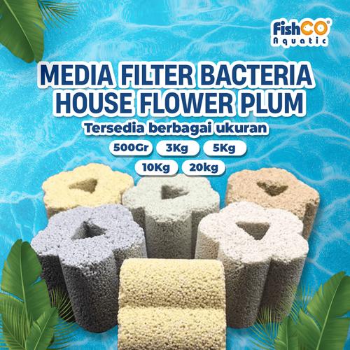 Promo Fishco Media Bio Filter Bacteria House Flower Plum - Rumah ...