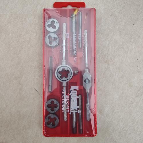 Jual Snai Senai Hand Die Tap Ulir Drat Luar Dalam Set 12 Pcs Kodenki ...