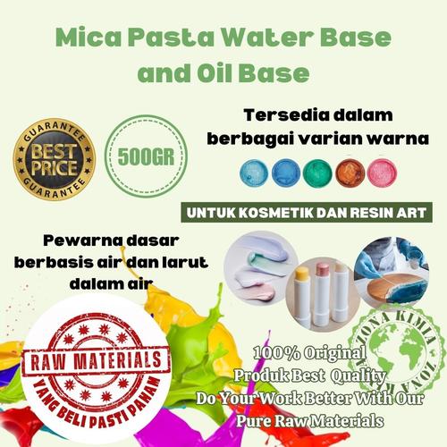 Jual mica pasta 500gr water base pewarna lipstick Lipbalm Resin Art ...
