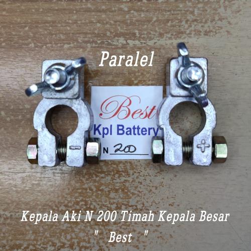 Jual KLEM KEPALA AKI ACCU MOBIL N200 TIMAH KEPALA BESAR " BEST ...