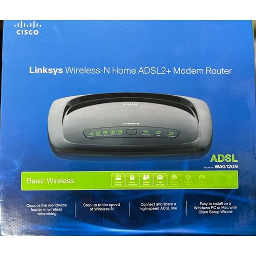 Jual CISCO WAG120N ADSL MODEM ROUTER - Jakarta Pusat - Ganzen Shop ...