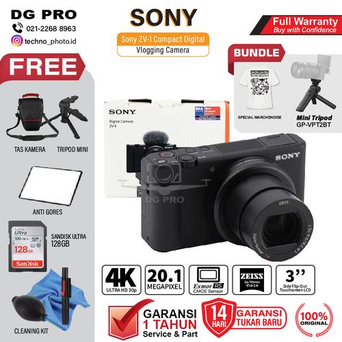 Jual SONY ZV-1 Kamera Digital Pocket Vlog Vlogger Compact ZV1 RESMI ...