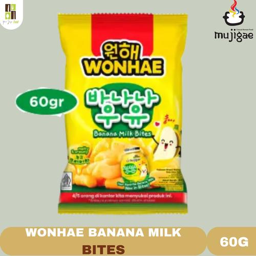 Jual Mujigae By Wonhae Banana Milk Bites / Snack Rasa Susu Pisang 60g ...