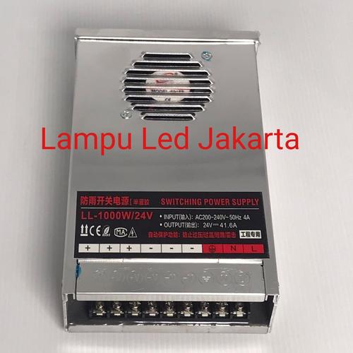 Jual trafo rainproof dc 24v 1000watt 1000w. adaptor powersupply dc 24v ...