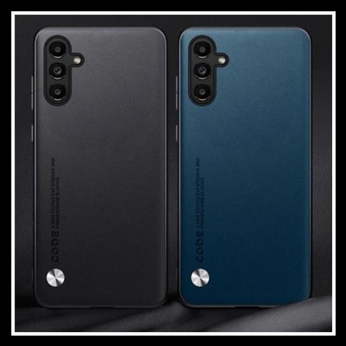 Jual Samsung Galaxy A05 / A05S Vegan Plain Leather Code Original Hard ...