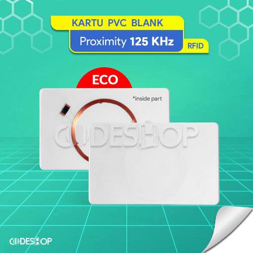 Jual Kartu RFID Proximity ECO 125 KHz PVC Blank Card Putih Polos - Kota ...