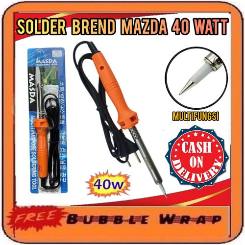 Jual PAKET SOLDER + TIMAH 10 METER SOLDERING IRON ALAT PATRI LISTRIK 40 ...