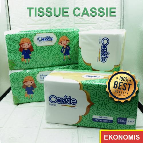 Jual Tisu Cassie Pop Up Tissue Facial Wajah Isi 250 Lembar 1 Paket Isi ...