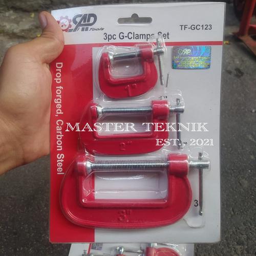 Jual Clamp C Set Alat Press Kayu Besi Original - Jakarta Timur ...