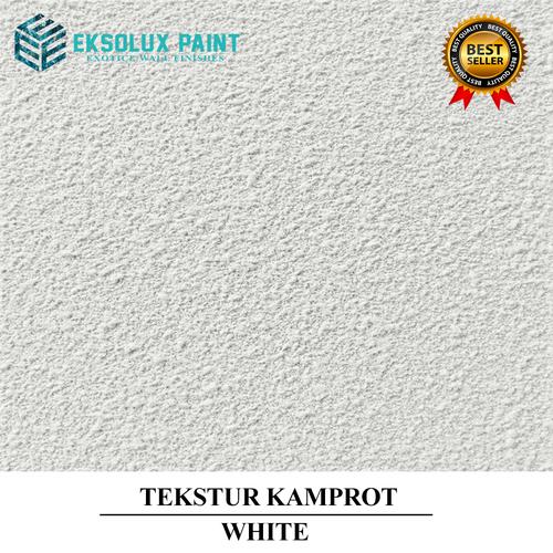 Jual Cat Dinding Texture Pasir Kamprot 5 Kg Putih/Cat Tembok Tekstur ...