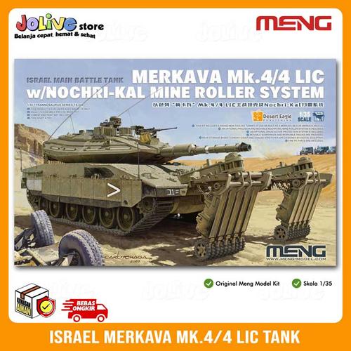 Promo ISRAEL MERKAVA Mk.4/4 LIC w/NOCHRI-KAL MINE ROLLER SYSTEM Meng ...