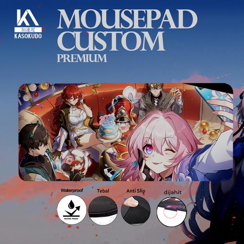 Promo CUSTOM MOUSE PAD GAMING PREMIUM / PLAYMAT DESK MAT PAD EXTENDED ...