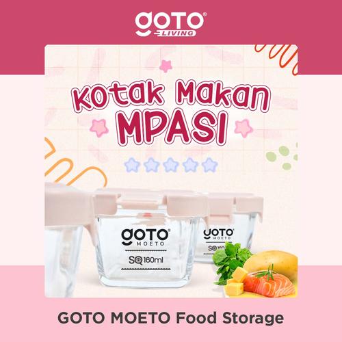 Promo Goto Moeto Tempat Wadah Mpasi Bayi Kaca Food Container Storage ...